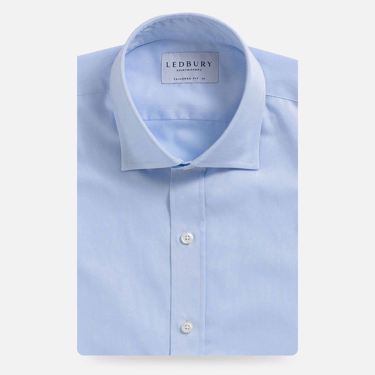 The Light Blue Ellory Twill Dress Shirt – Ledbury