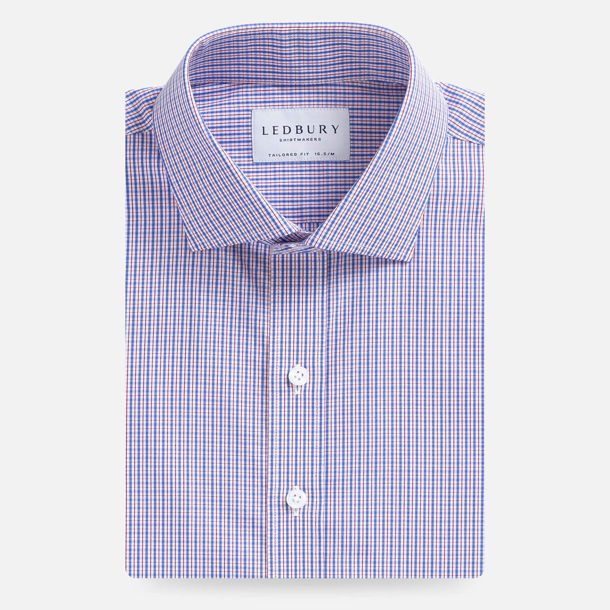The Red Simmons Check Dress Shirt – Ledbury
