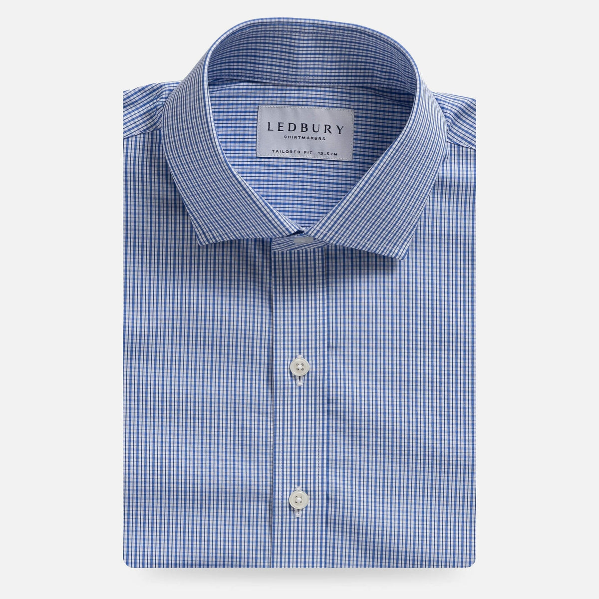 The Blue Simmons Check Dress Shirt – Ledbury