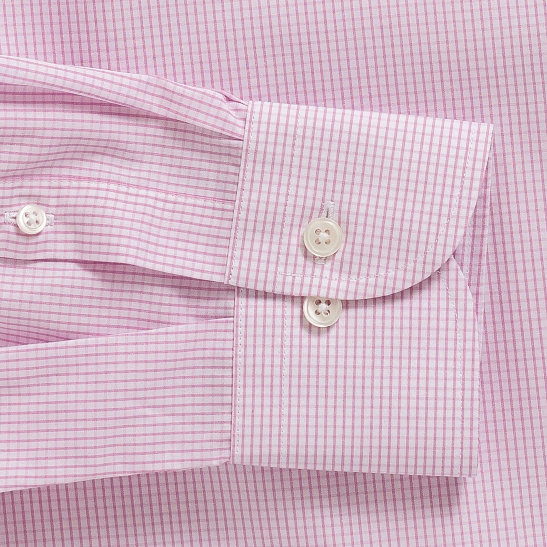 The Pink Mills Micro Check Dress Shirt – Ledbury