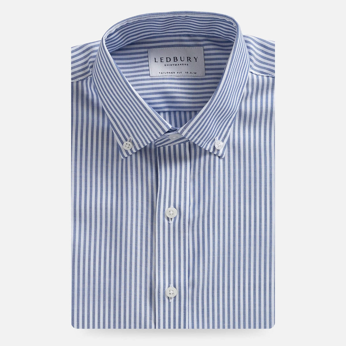 The Blue Deblin Oxford Stripe Dress Shirt – Ledbury