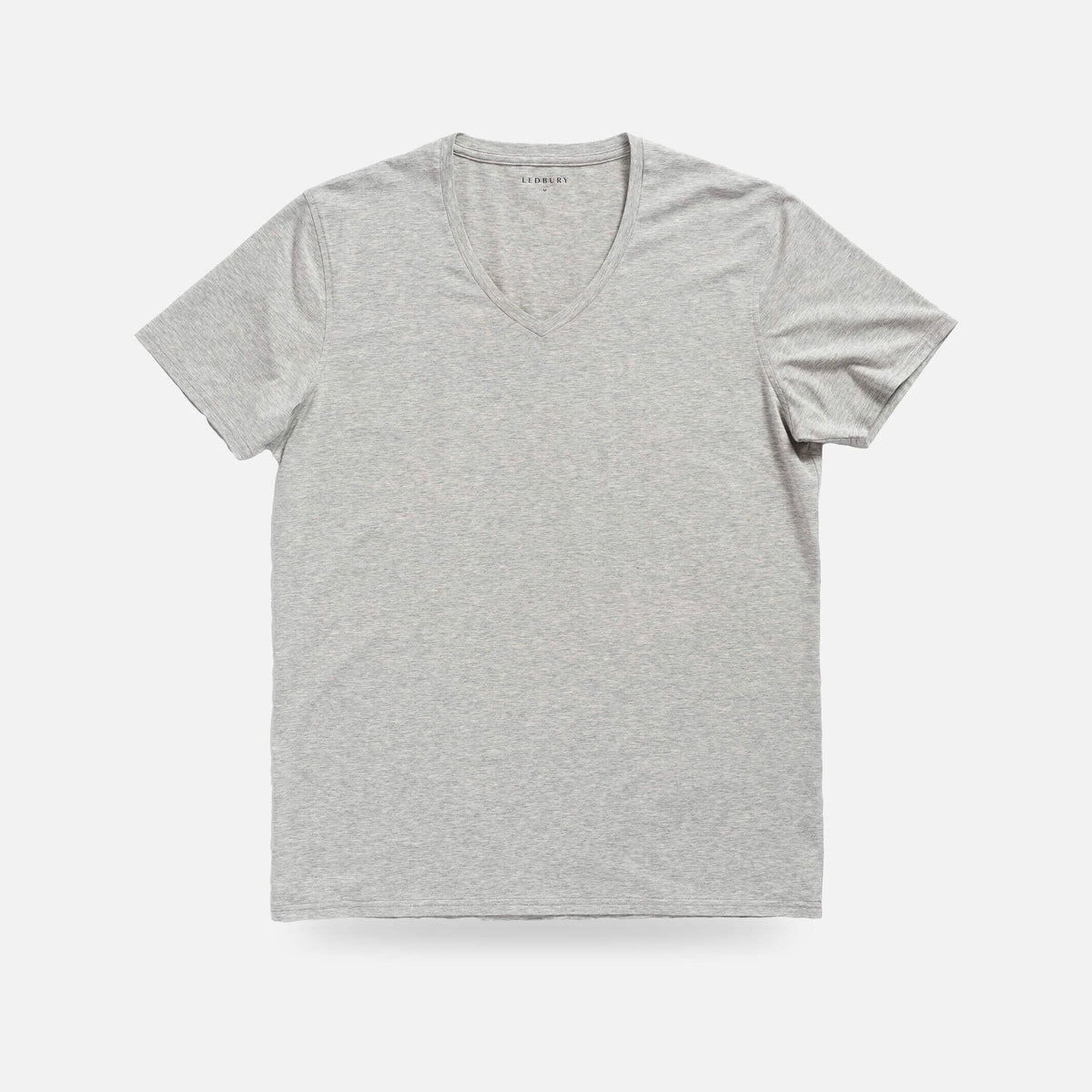 Heather Grey V Neck Undershirt – Ledbury | Cotton Modal Blend