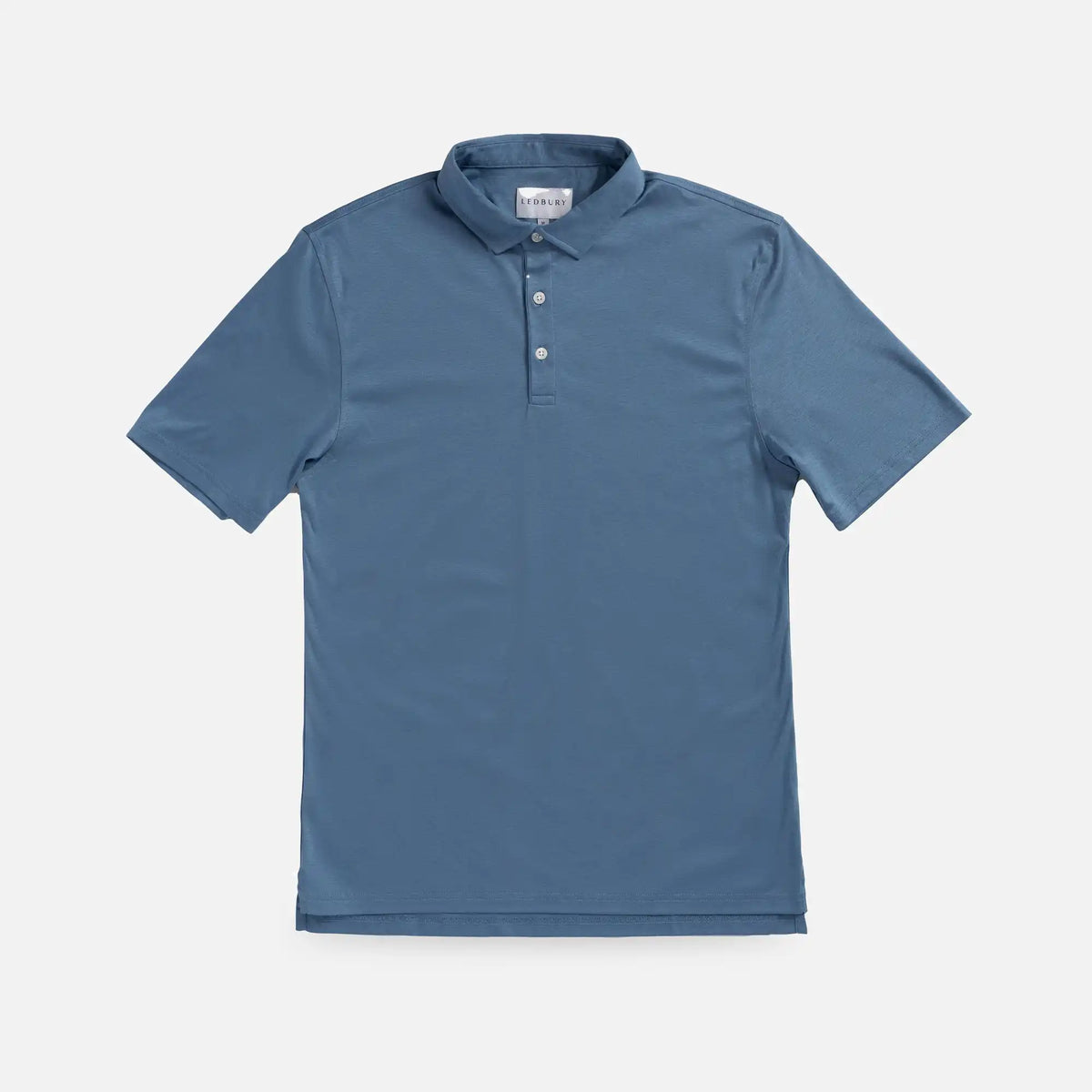 The Blue Collins Knit Polo Custom Polo – Ledbury