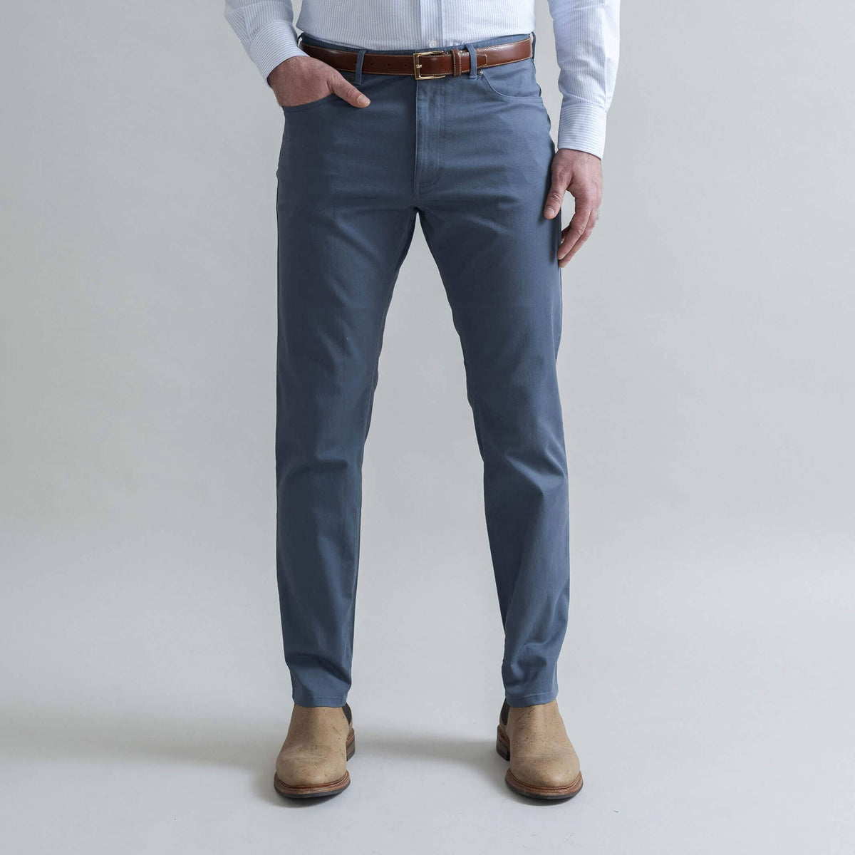 The Slate Blue Franklin 5 Pocket Custom Pant – Ledbury