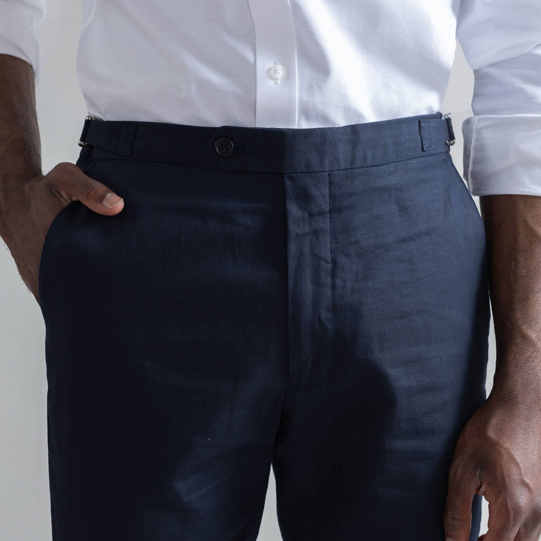 The Navy All Season Richmond Dress Chino with Side Tabs Custom Pant ...