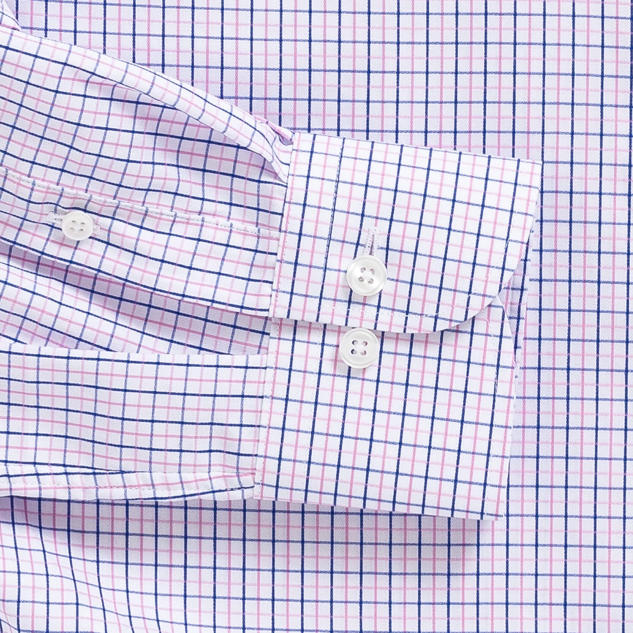 The Pink Hughes Check Custom Shirt – Ledbury