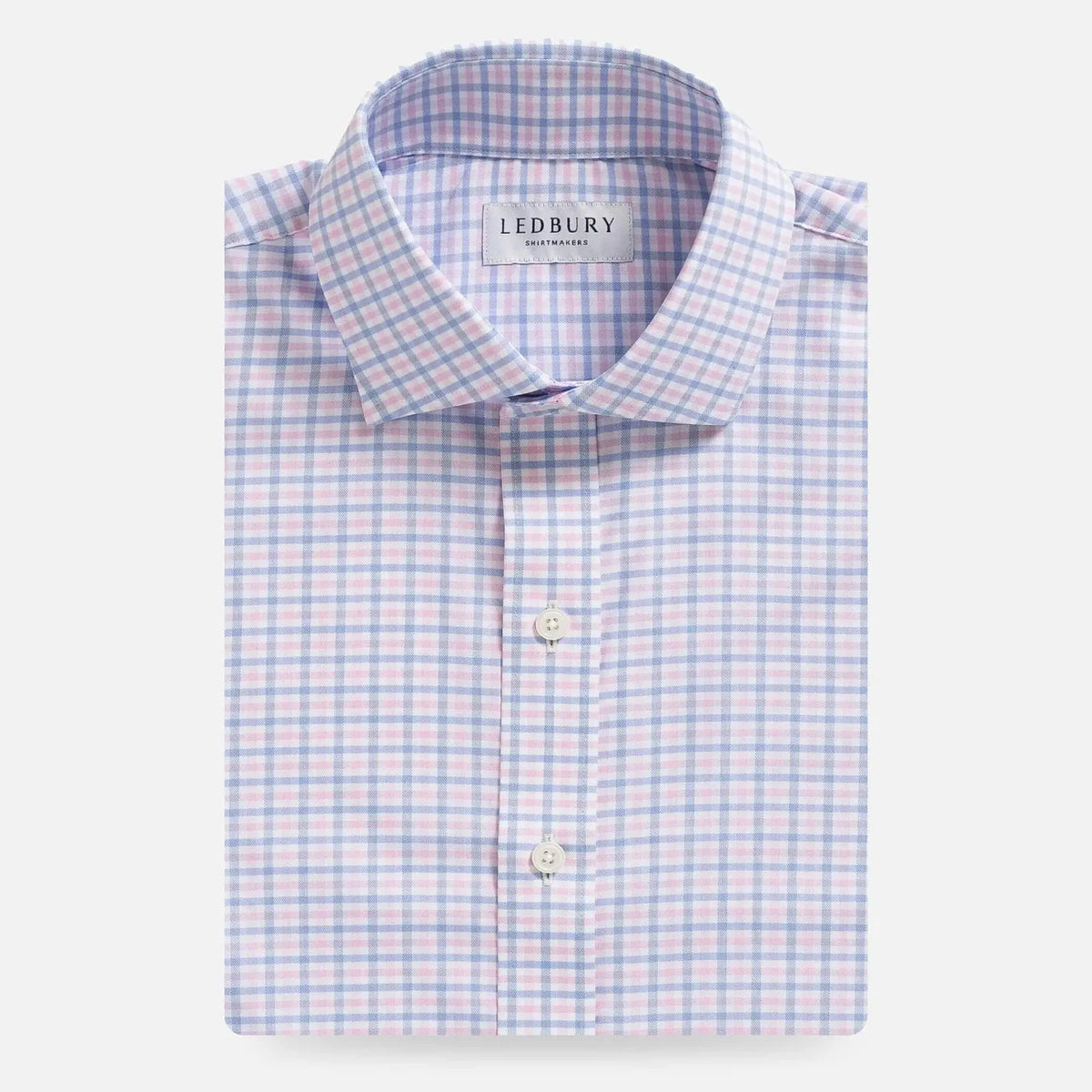 Journey Flex Performance Tattersall Shirt - Pink Custom Fit | Ledbury