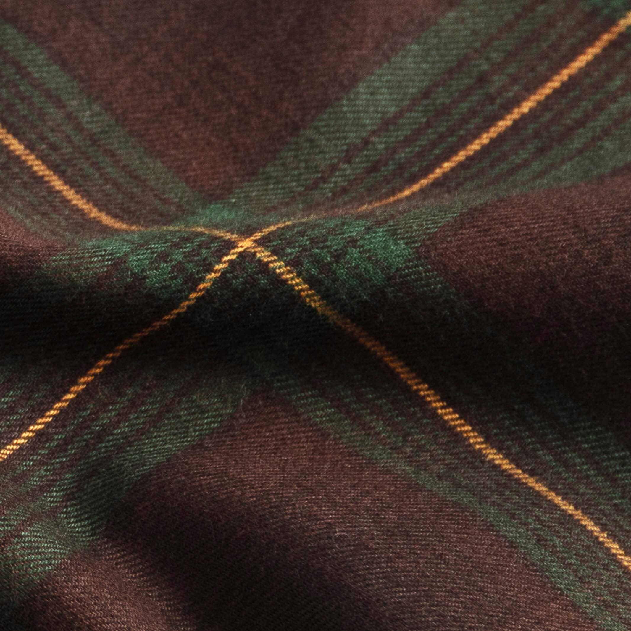 The Dark Brown Woodly Plaid Custom Shirt – Ledbury