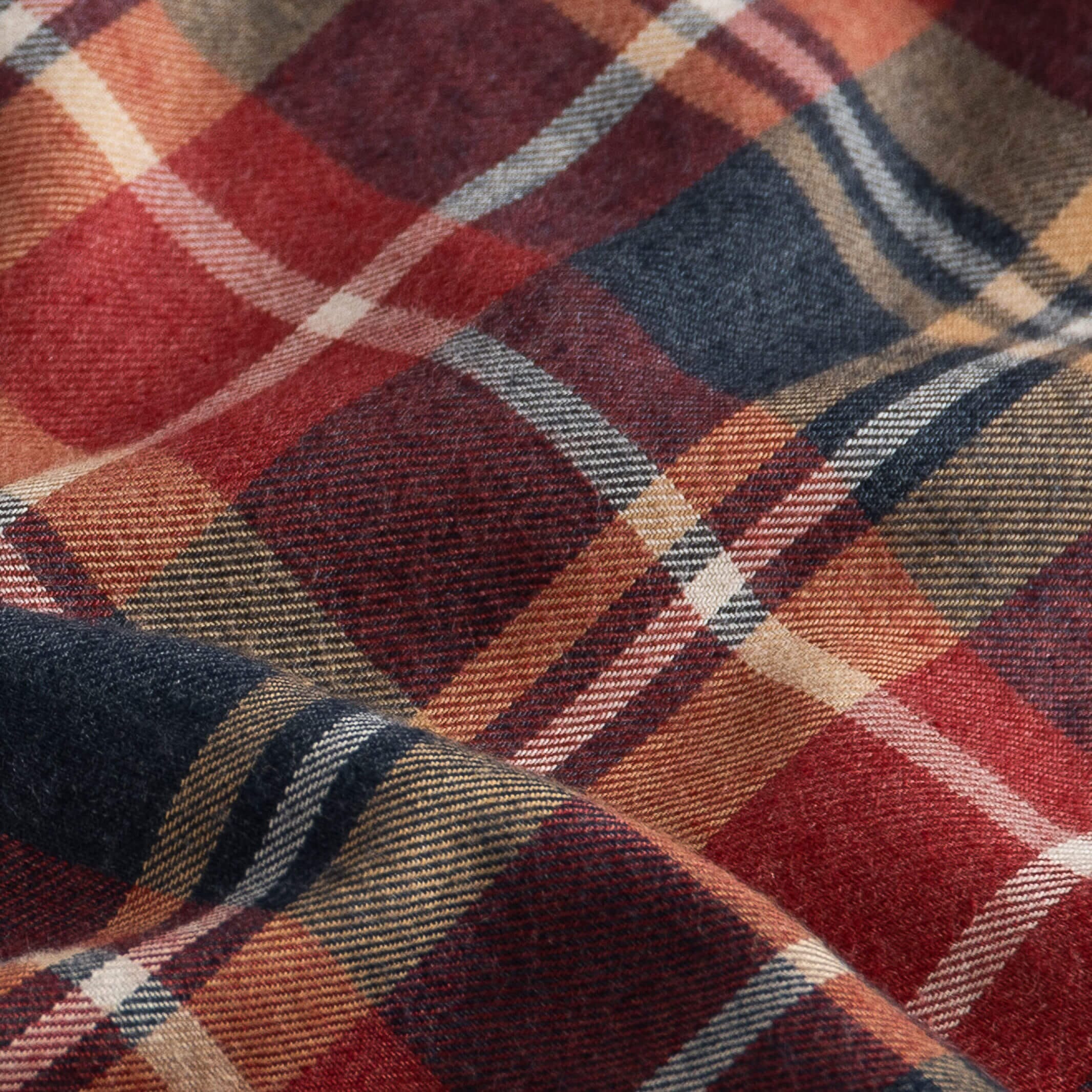 The Vintage Red Griffin Flannel Custom Shirt – Ledbury