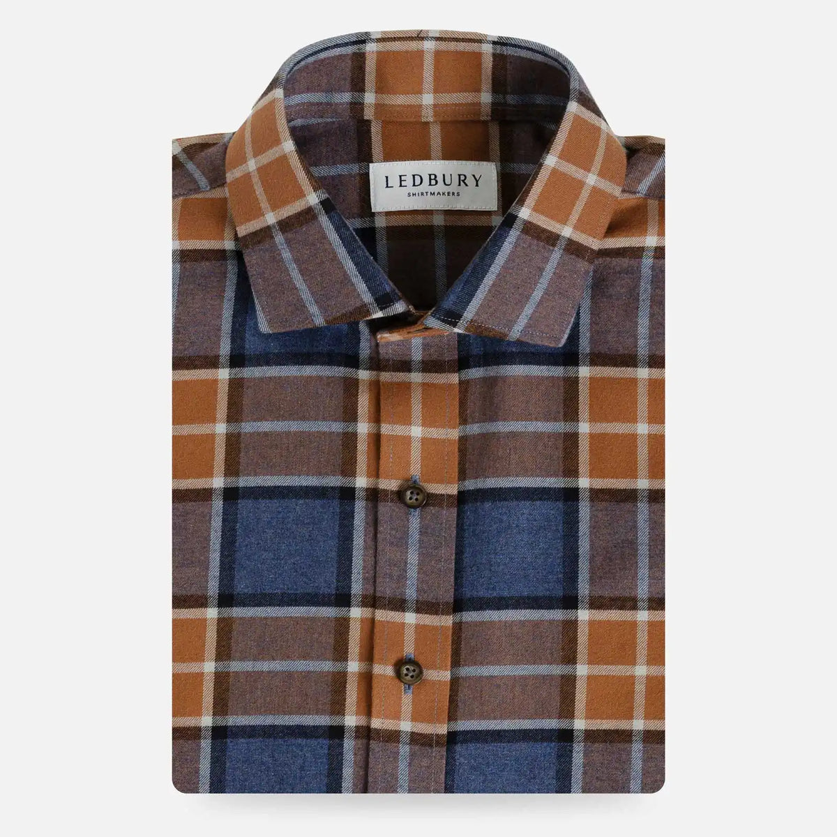 Baked Clay Flannel Custom Shirt | Ledbury Dohman
