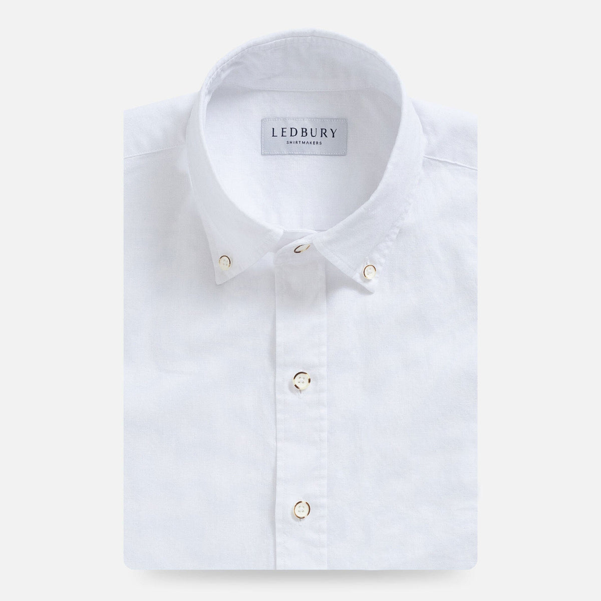 The White Barretto Cotton Linen Custom Shirt – Ledbury