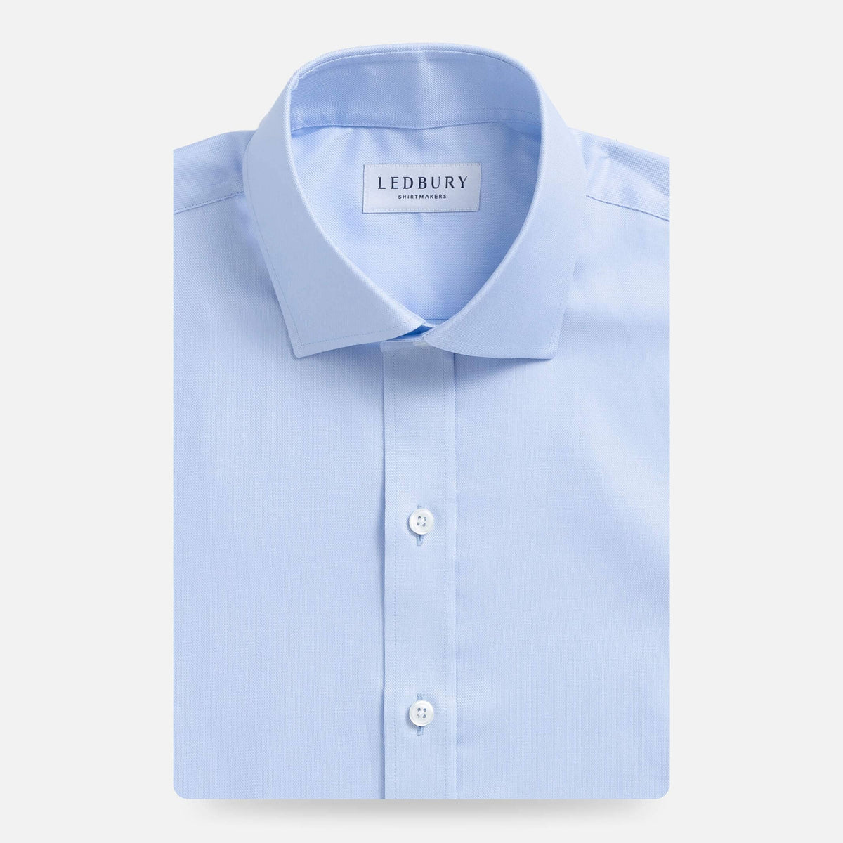 The Light Blue George Royal Oxford Custom Shirt – Ledbury